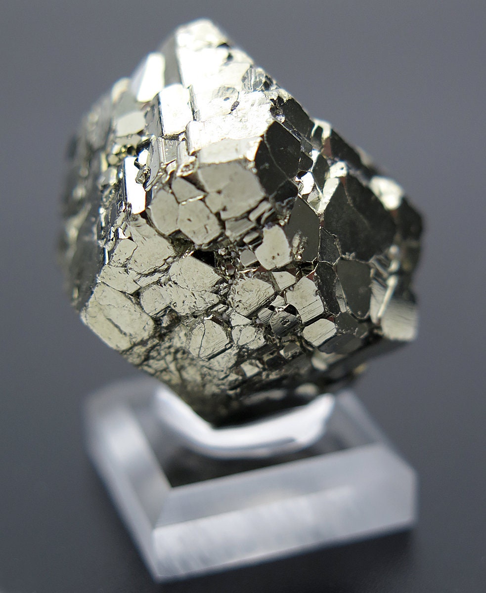 35 Gram Complete Complex Cool New Find of Pyrite. Pyritohedron, Twinned ...