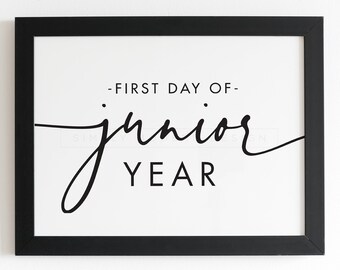 Junior High Sign | Etsy
