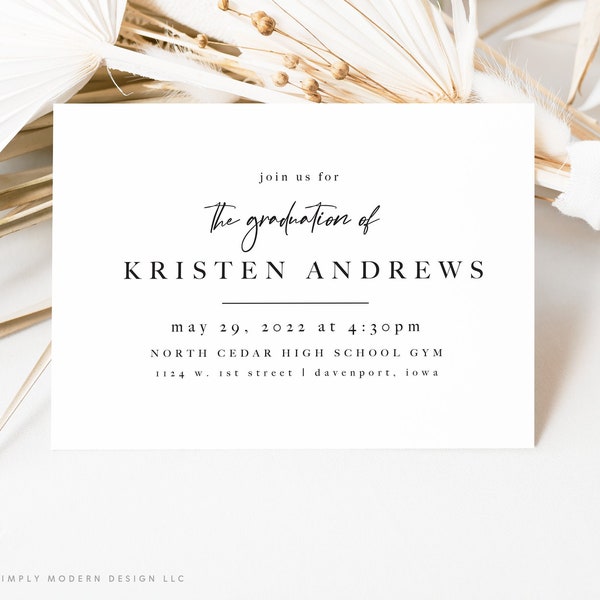 Graduation Open House Invitations - Etsy