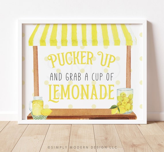 Homemade Lemonade Stand Signs