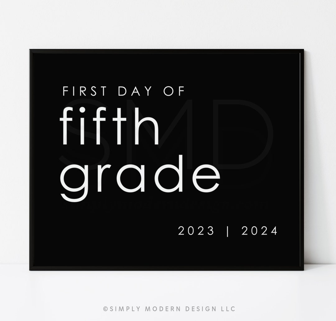 First Day Of Fifth Grade Sign First Day Of School Printable Etsy first-day-of-fifth-grade-sign-first-day-of-school-printable-etsy
