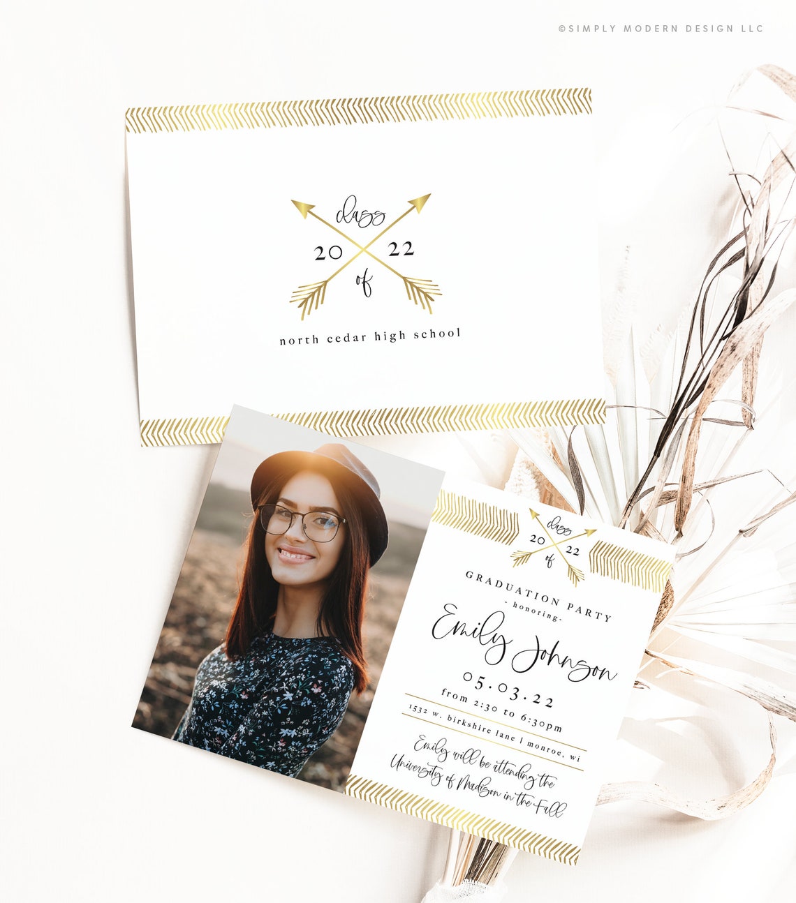 Rustic Boho Graduation Announcement or Invitation Boho - Etsy