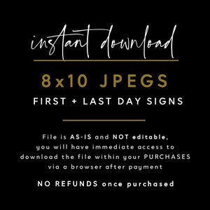 First Day of Tenth Grade Sign, 10th Grade, First Day of School ...