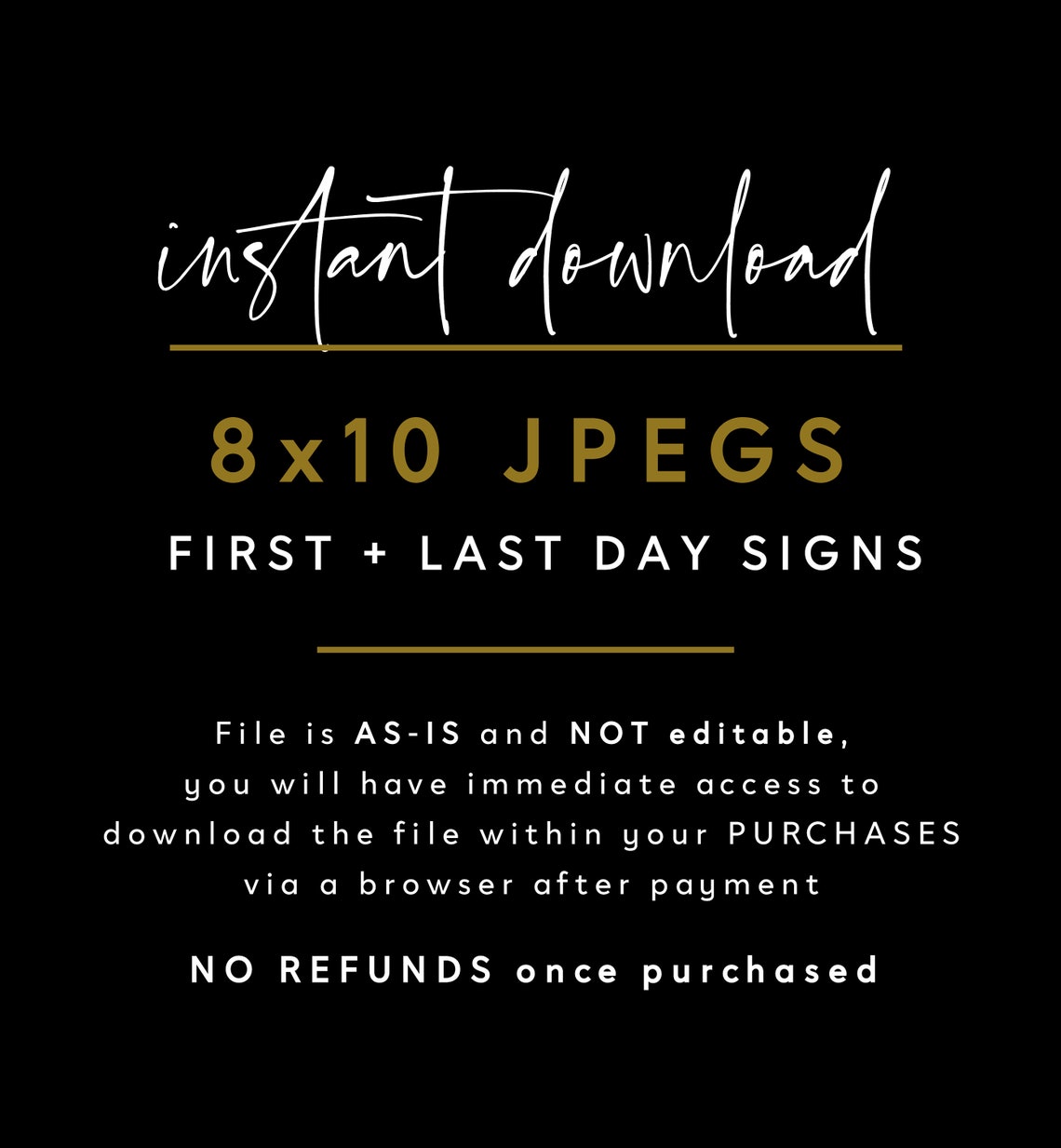 First Day of Fourth Grade Sign First Day of School Printable | Etsy