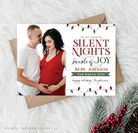 Christmas Card Pregnancy Announcements