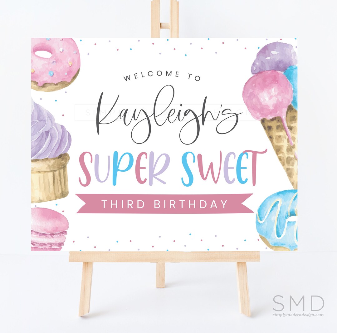 Dessert Welcome Sign, Sweets Welcome Sign, Dessert Welcome Poster ...