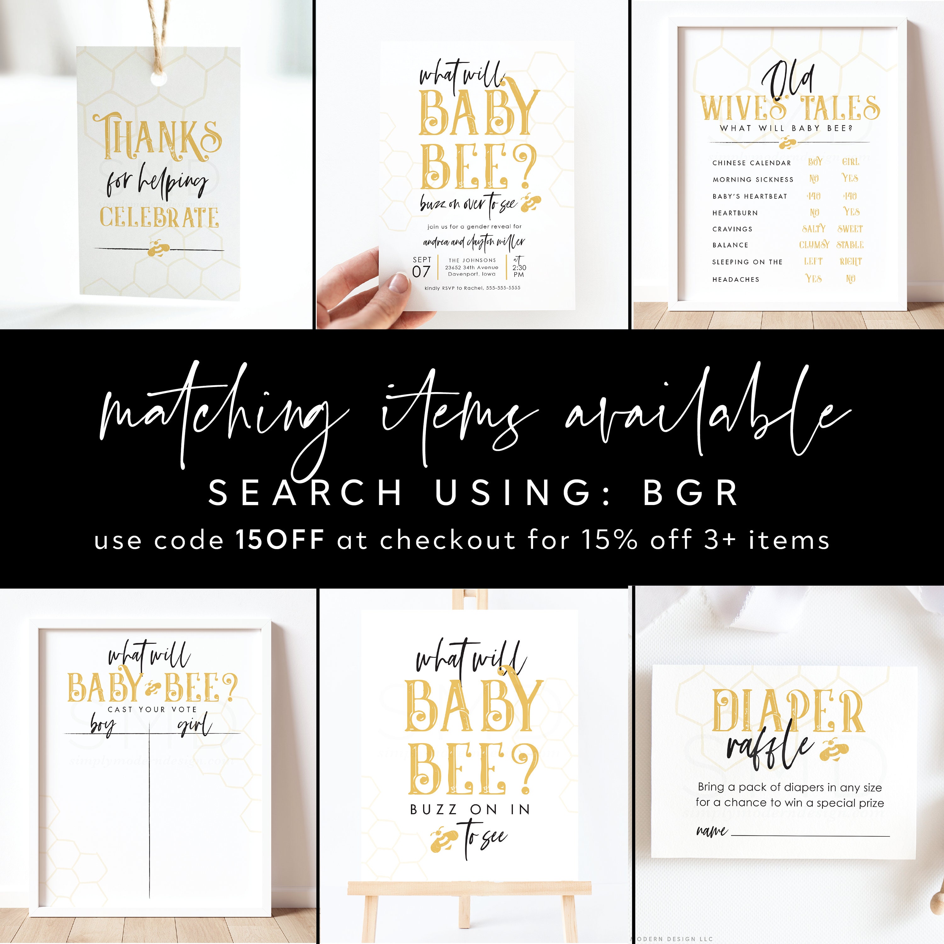 What Will Baby Bee Cast Your Vote Sign Gender Reveal | Etsy