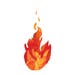 Fire Art Print, Fire Illustration - Etsy