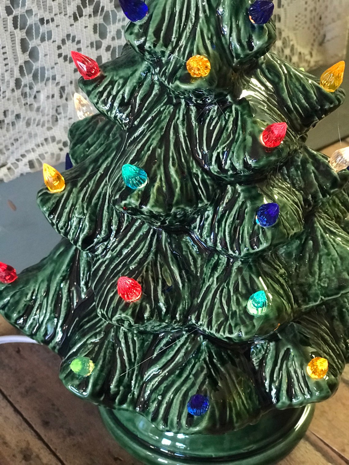 Christmas Tree in Ceramic Vintage Inspired | Etsy