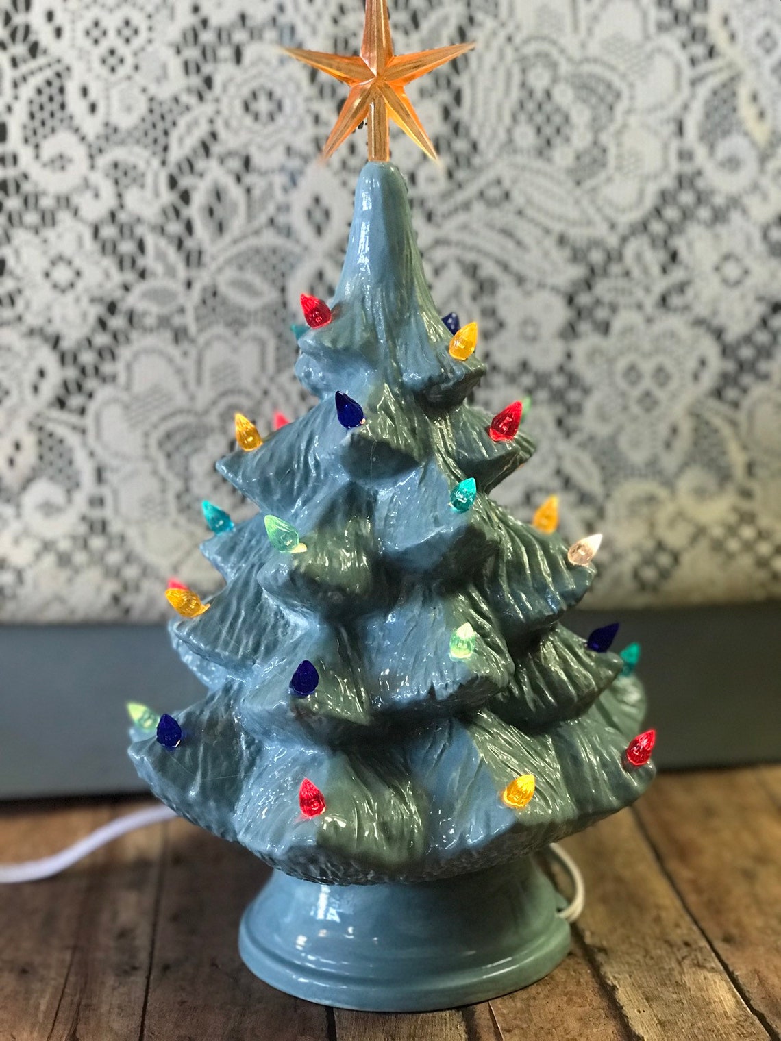 Christmas Tree Vintage Inspired Ceramic - Etsy