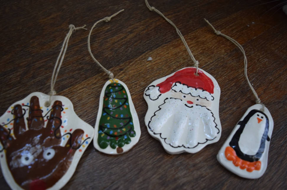 Raised Ceramic 3D Footprint Ornament Kit To Go In Seasonal | Etsy