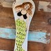 Mermaid Spoon Rest With Long Brown Hair - Etsy