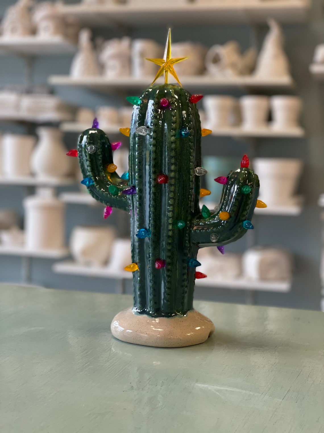 Cactus Light Christmas Cactus Tree - Etsy