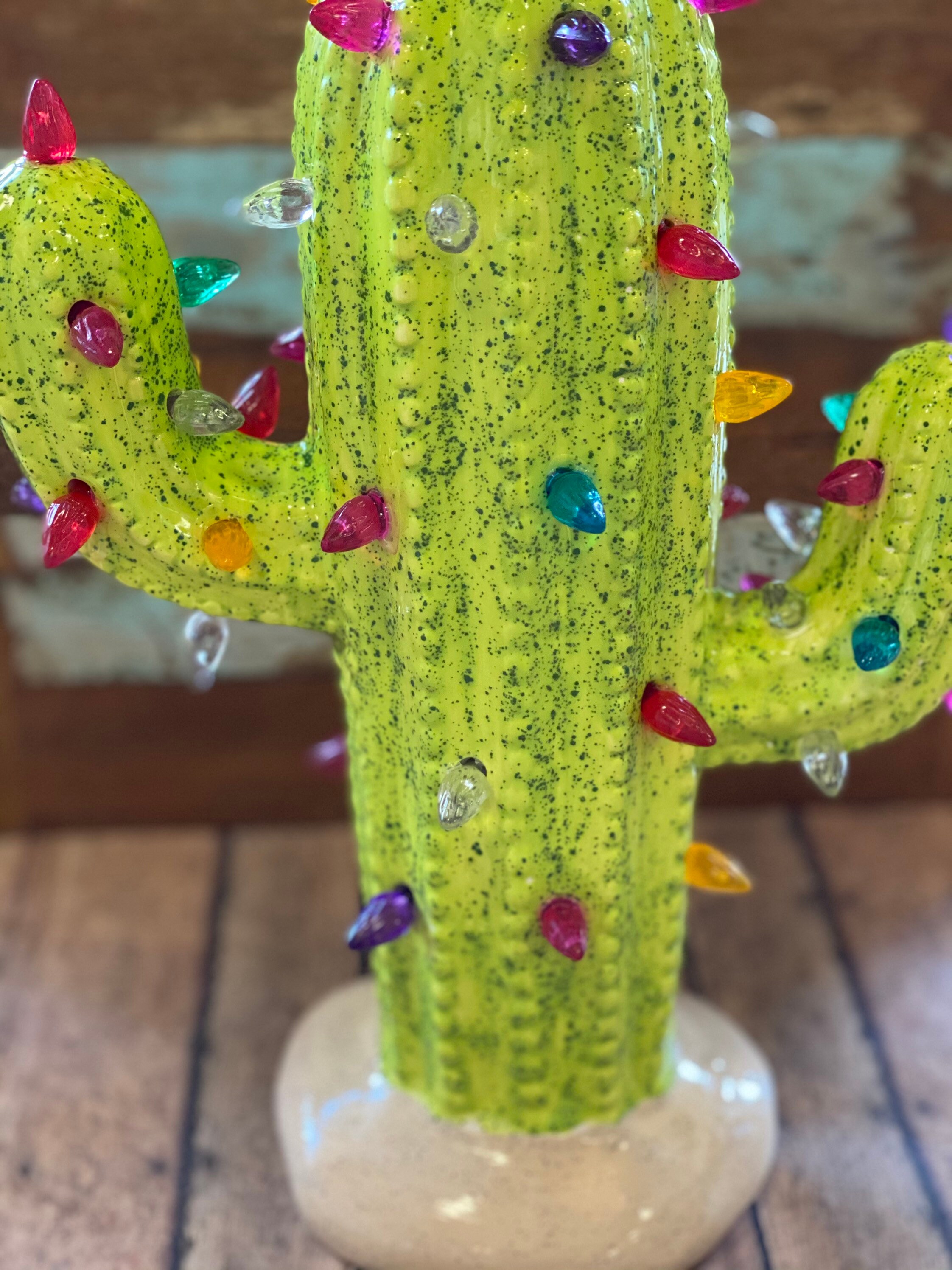 Cactus Light Christmas Cactus Tree - Etsy