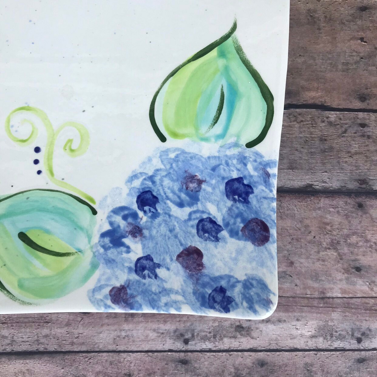 Wedding Gift Guest Book Platter With Hydrangeas Bridal Shower - Etsy