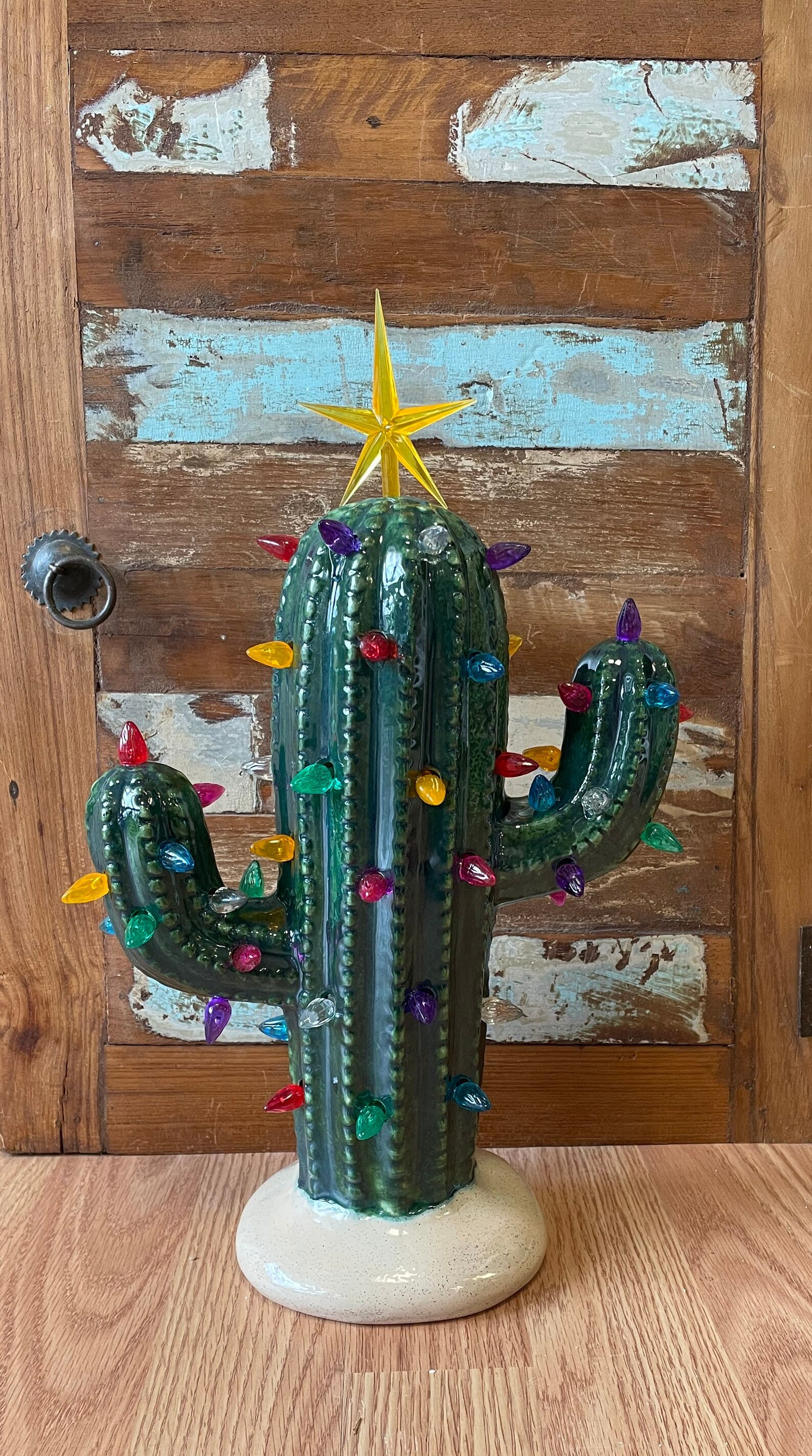 Cactus Light Christmas Cactus Tree - Etsy
