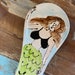 Mermaid Spoon Rest With Long Brown Hair - Etsy