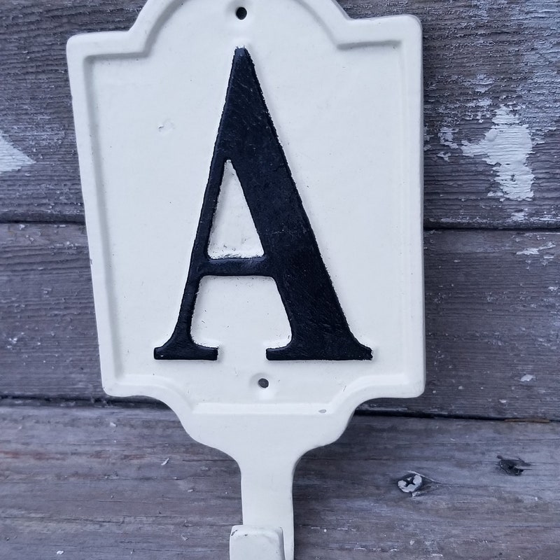 Letter Towel Hook - Etsy