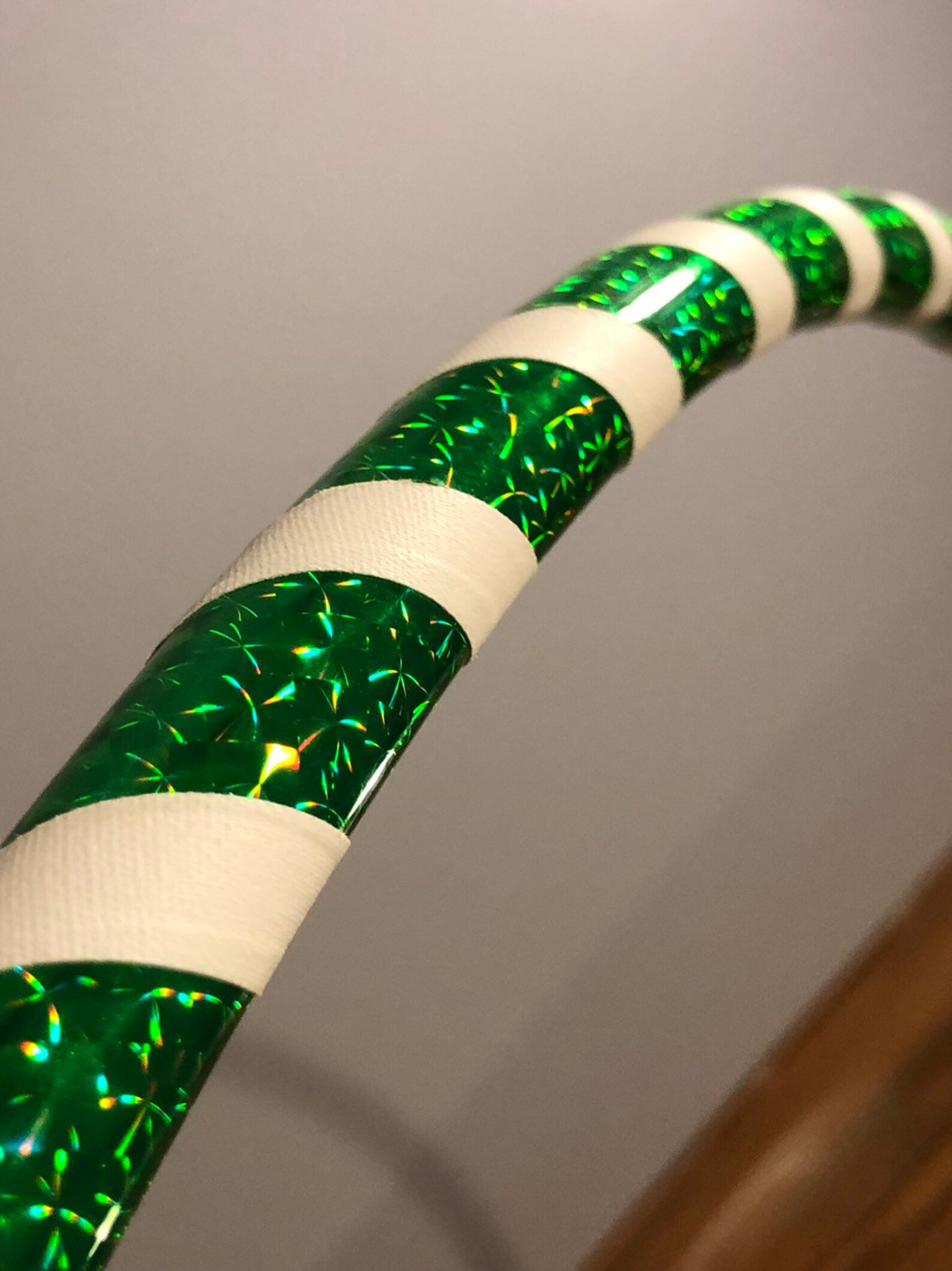 Green and White Wrapped Hula Hoop By The HoopSmiths | Etsy