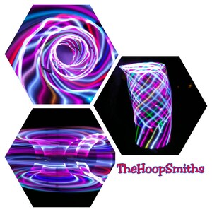 Hypnosis LED Hula Hoop by the Hoopsmiths Polypro - Etsy