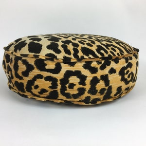 Leopard Round Pillow // Round Velvet Pillow // Round Box Pillow ...