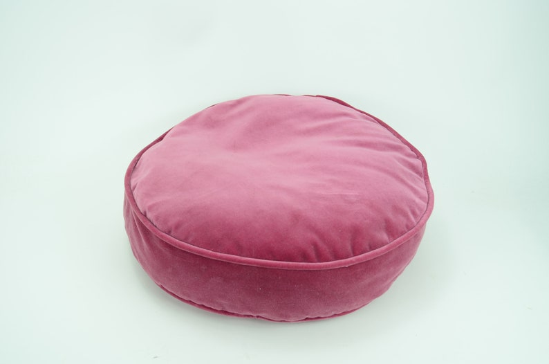 Round Velvet Pillow // Round Velvet Cushion // Round Velvet | Etsy