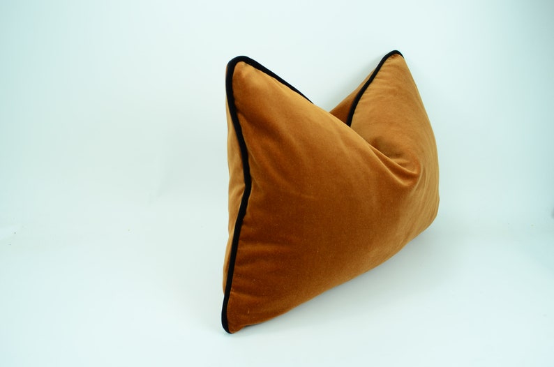 Copper Velvet Pillow // Copper Velvet Cushion // Fall Velvet - Etsy