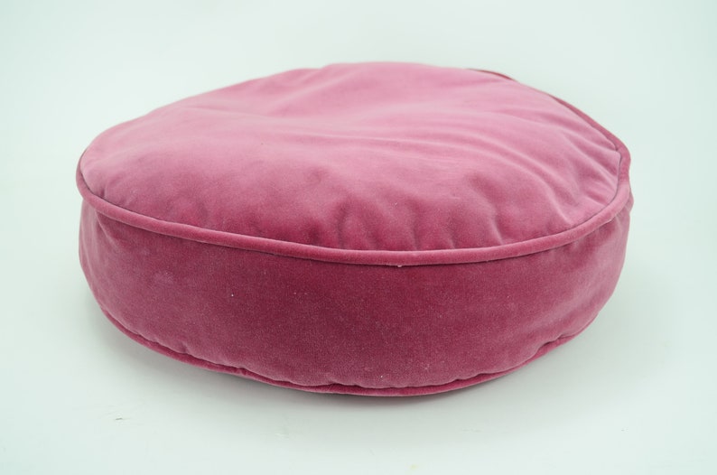 Round Velvet Pillow // Round Velvet Cushion // Round Velvet | Etsy