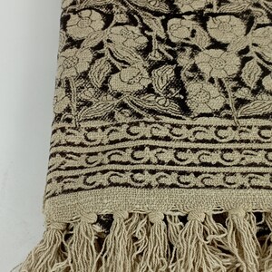 Block Print Throw Blanket, Tassel Throw Blanket, Block Printed Blanket ...