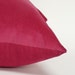 Raspberry Velvet Pillow Case // Raspberry Pink Velvet Cushion ...
