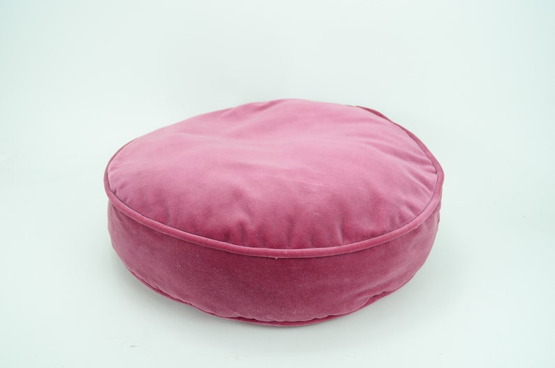 Round Velvet Pillow // Round Velvet Cushion // Round Velvet | Etsy