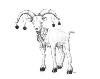Yule goat | Etsy