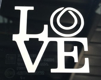 Love vinyl decal | Etsy
