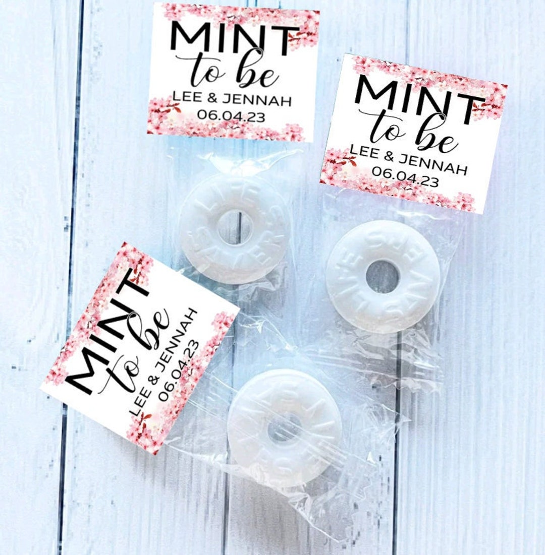 Mint to Be Lifesavers Wedding or Engagement Favor Tags Bridal Shower ...