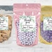 Thank You Mermaid Party Favors Custom Birthday Treat Bags Popcorn Treat ...