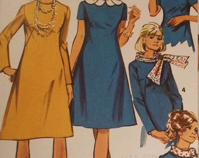 RARE Simplicity 8134 Sewing Pattern Size 8-10 Girls Nightgown and ...