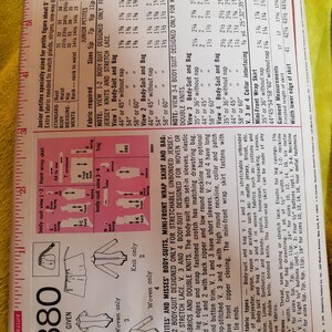 Bodysuits, Mini-front Wrap Skirt and Bag Simplicity 8880 Sewing Pattern ...