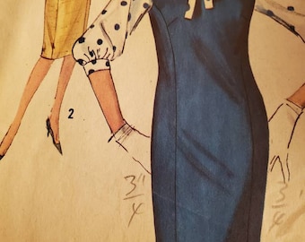 RARE Simplicity 9072 Sewing Pattern Jiffy Dress Sixties Size 16 - Etsy