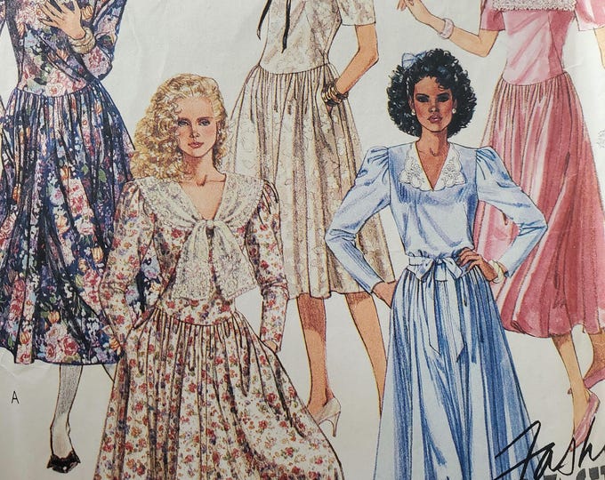 UNCUT and FF Pattern Pieces Vintage Butterick 5100 Sewing Pattern Size ...