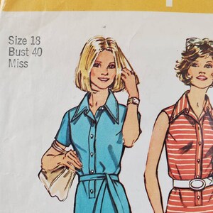 Simplicity 5506 Sewing Pattern Size 18 Tunic or Dress 70s Fashions - Etsy