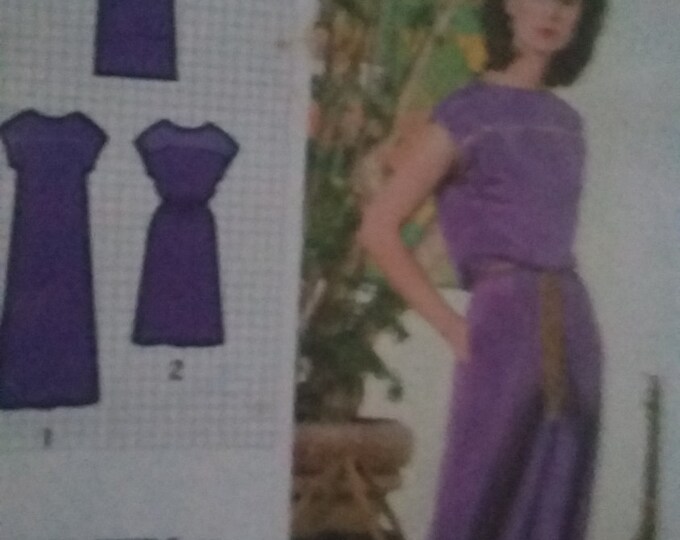 RARE Simplicity 8134 Sewing Pattern Size 8-10 Girls Nightgown and ...