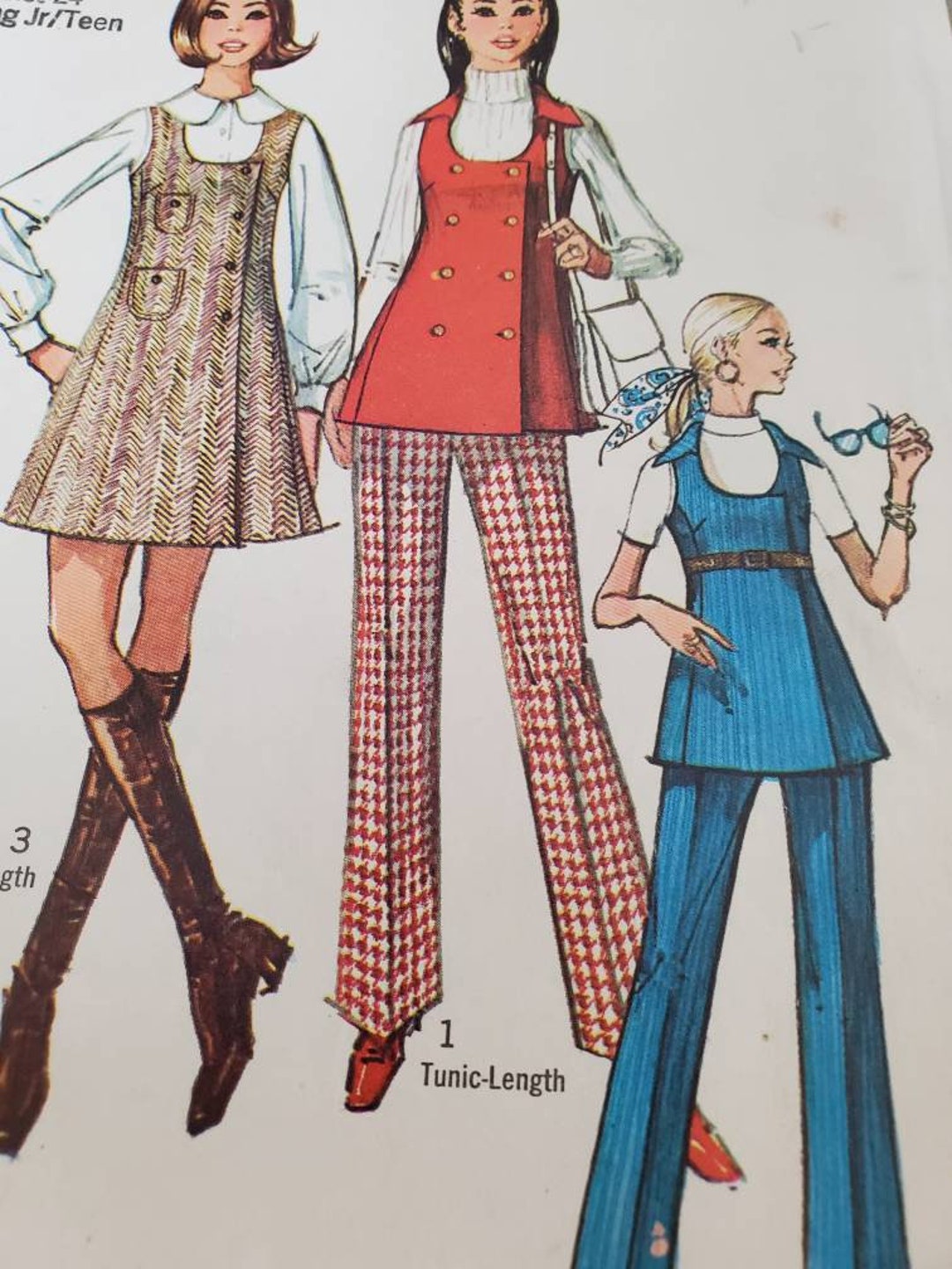 Simplicity 8916 Sewing Pattern Mini-jumper or Tunic With Pants Size 9/ ...