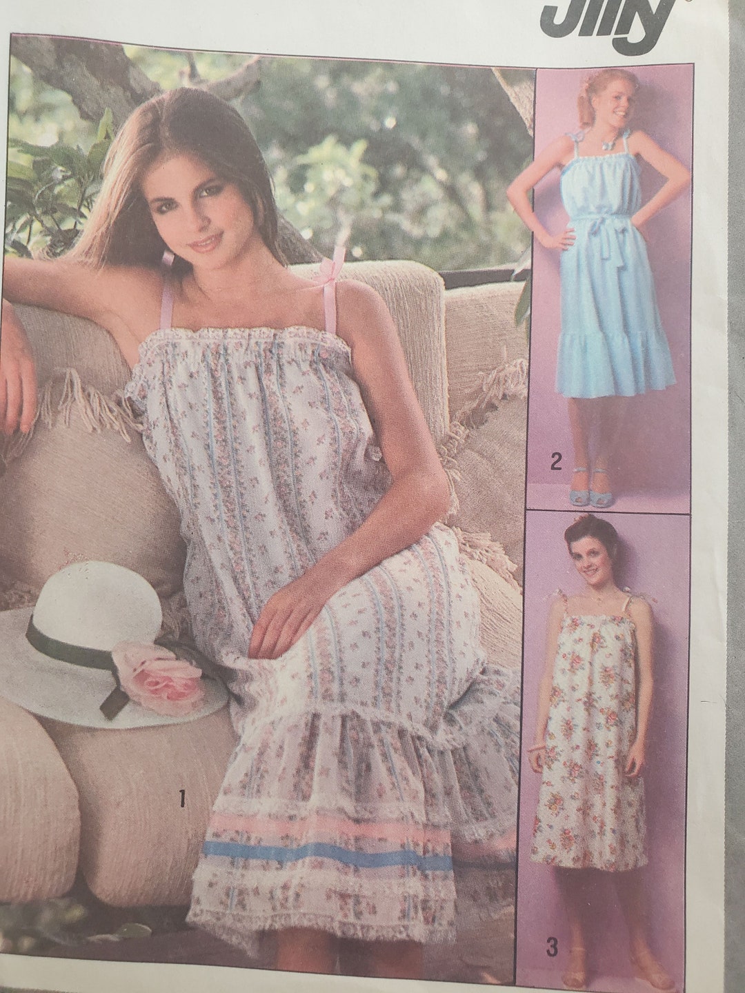 Simplicity 8512 Sewing Pattern Sizes 10-12 Pullover Sundress and Tie ...