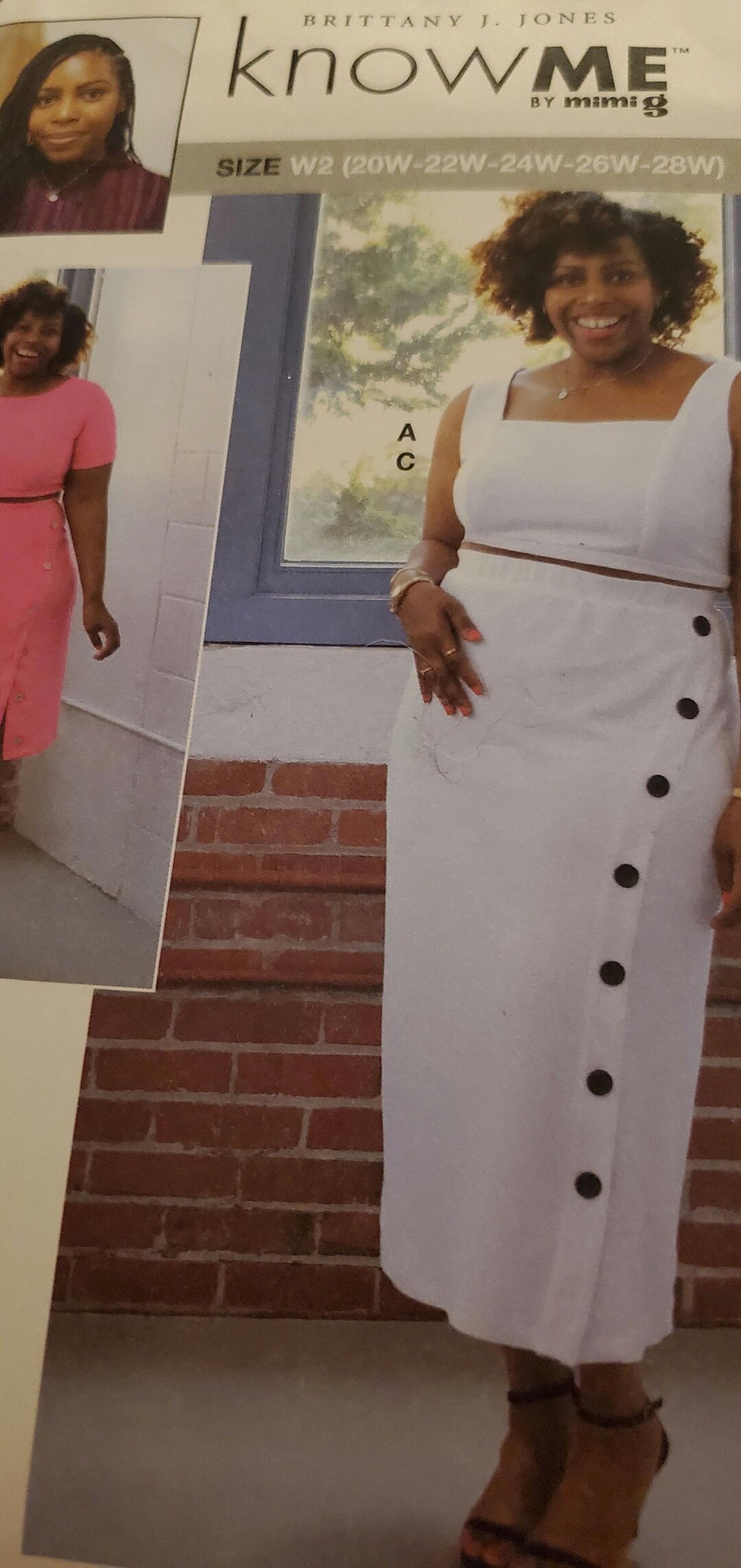 Know Me2013 Sewing Pattern by Mimi G Sizes 20W-22W-24W-26W -28W Knit ...