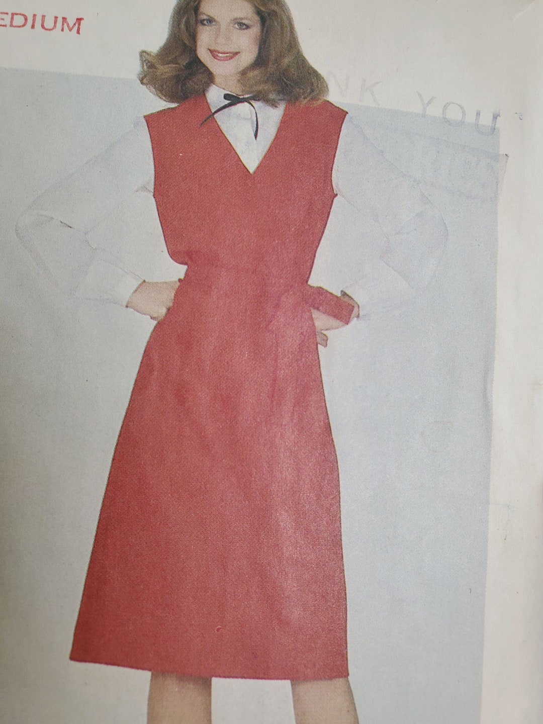Vintage Butterick 3292 Sewing Pattern Size Medium Vintage Sewing Jumper ...