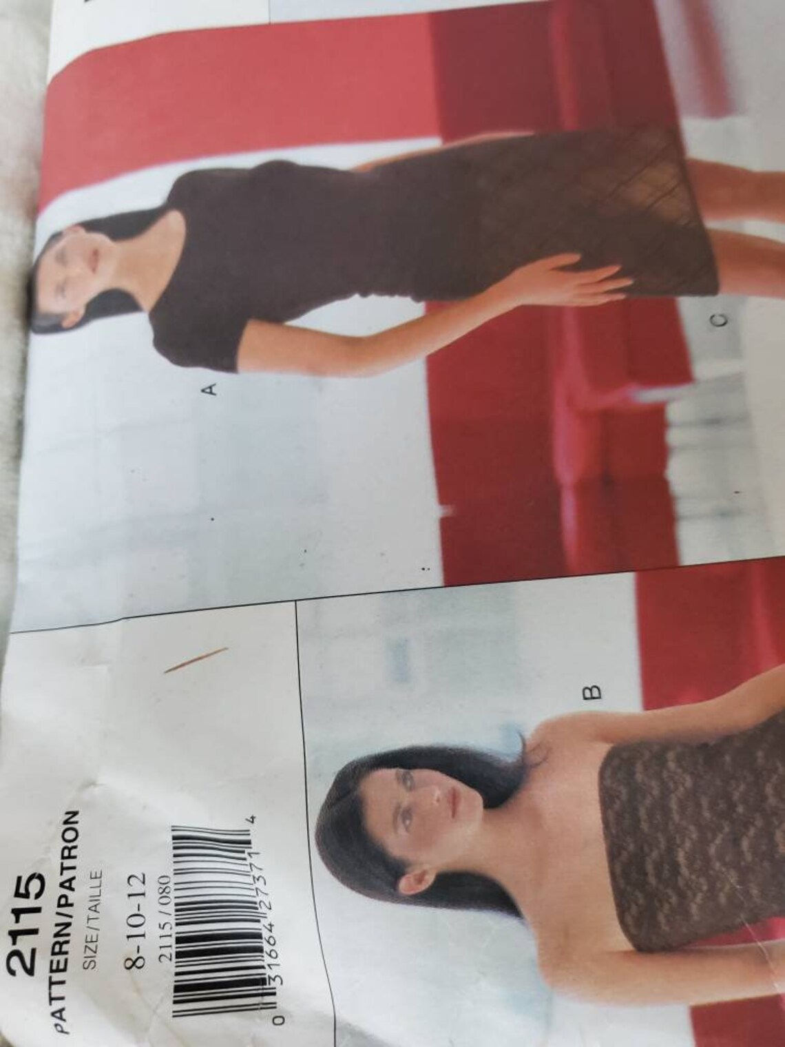 Dress, Top and Skirt Vogue 2115 Sewing Pattern Sizes 8-10- 12 DKNY ...