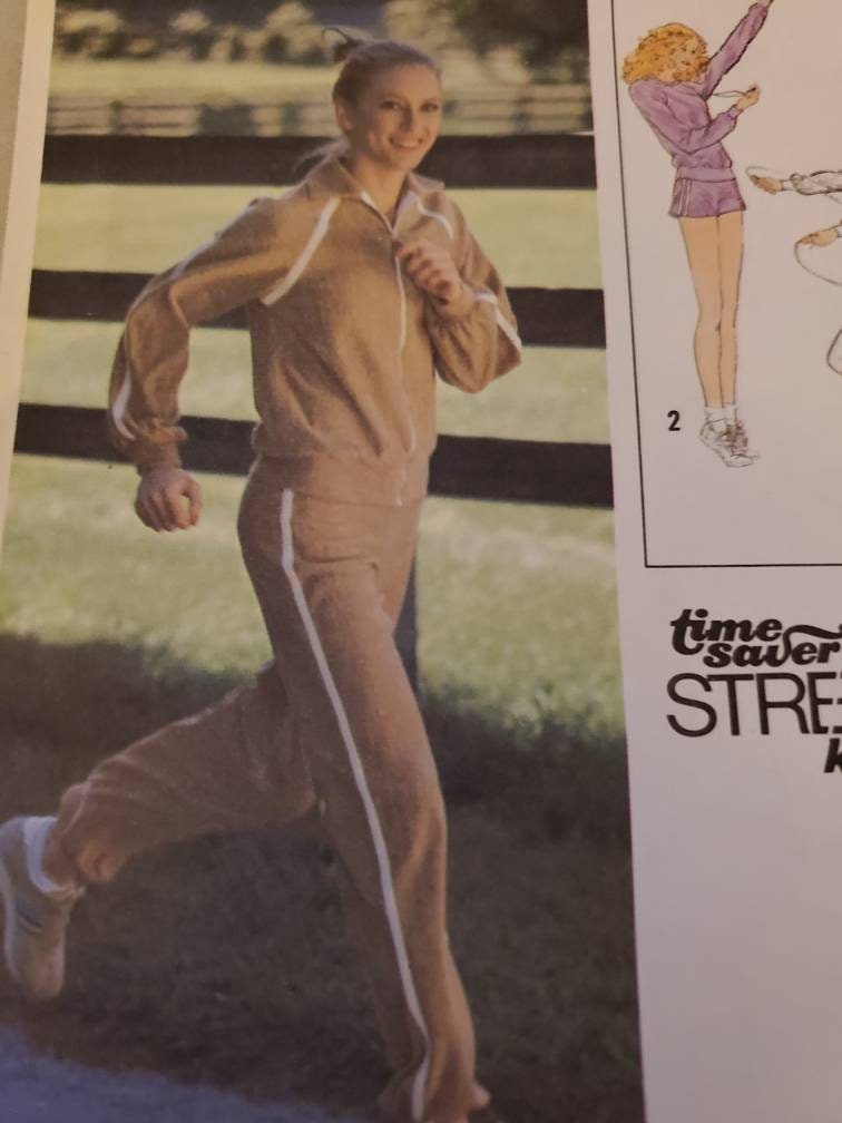 Simplicity 8887 sewing pattern sizes 12-14 16 70s track suit | Etsy