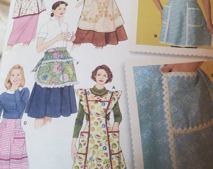 Simplicity 4282 Sewing Pattern Size Small- Medium-large Set of Aprons ...
