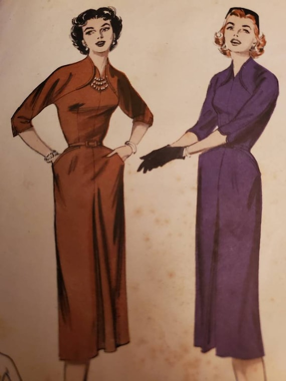 Butterick 6702 Sewing Pattern Size 12 Slim Casual With Curved | Etsy ...