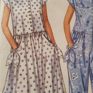 New Look 6684 Sewing Pattern Sizes 6 Thru 16 Jumpsuit and Dress UNCUT ...